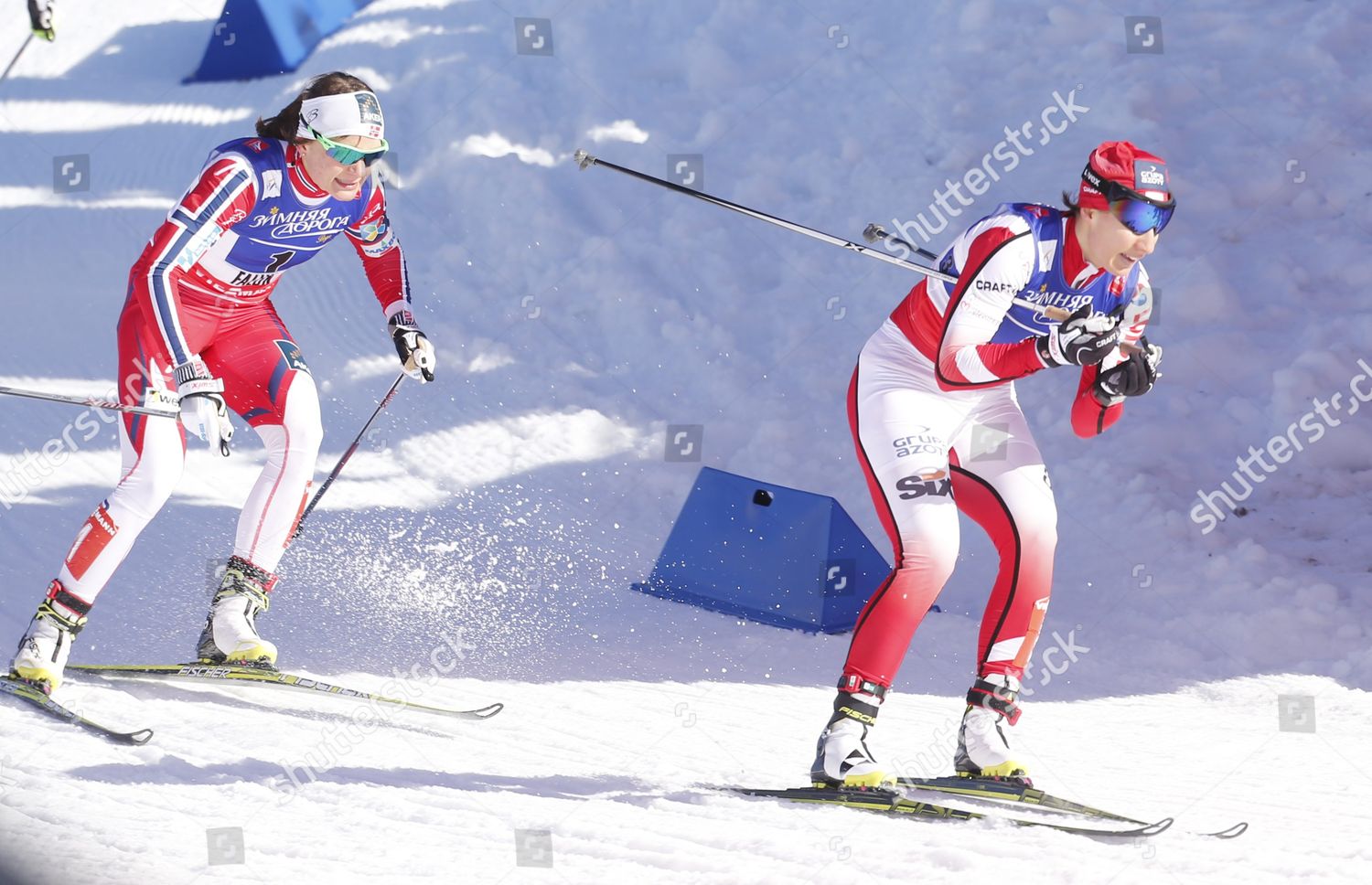 Norways Maiken Caspersen Falla L Polands Editorial Stock Photo - Stock ...