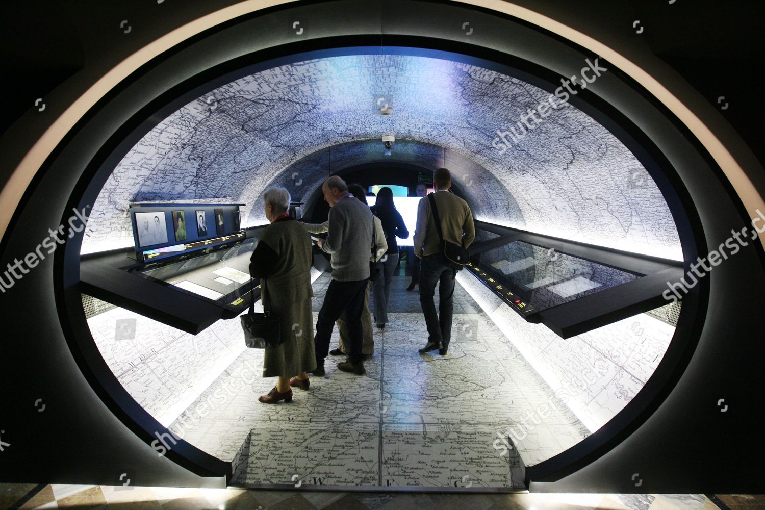 Some Visitors Walk Through Exhibition Hall Editorial Stock Photo ...