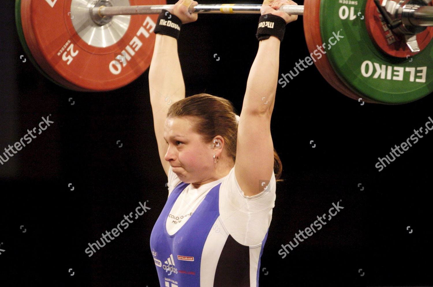 Heidi Harju Finland Lifts Weight Clean Editorial Stock Photo - Stock ...