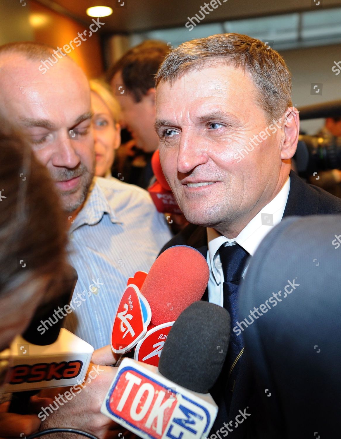 Captain Tadeusz Wrona After Press Conference Editorial Stock Photo ...