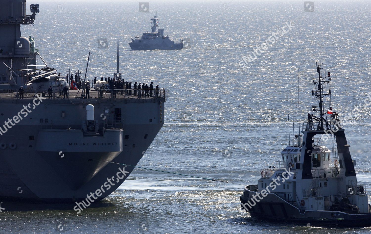 Us Navy Command Ship Uss Mount Editorial Stock Photo - Stock Image ...