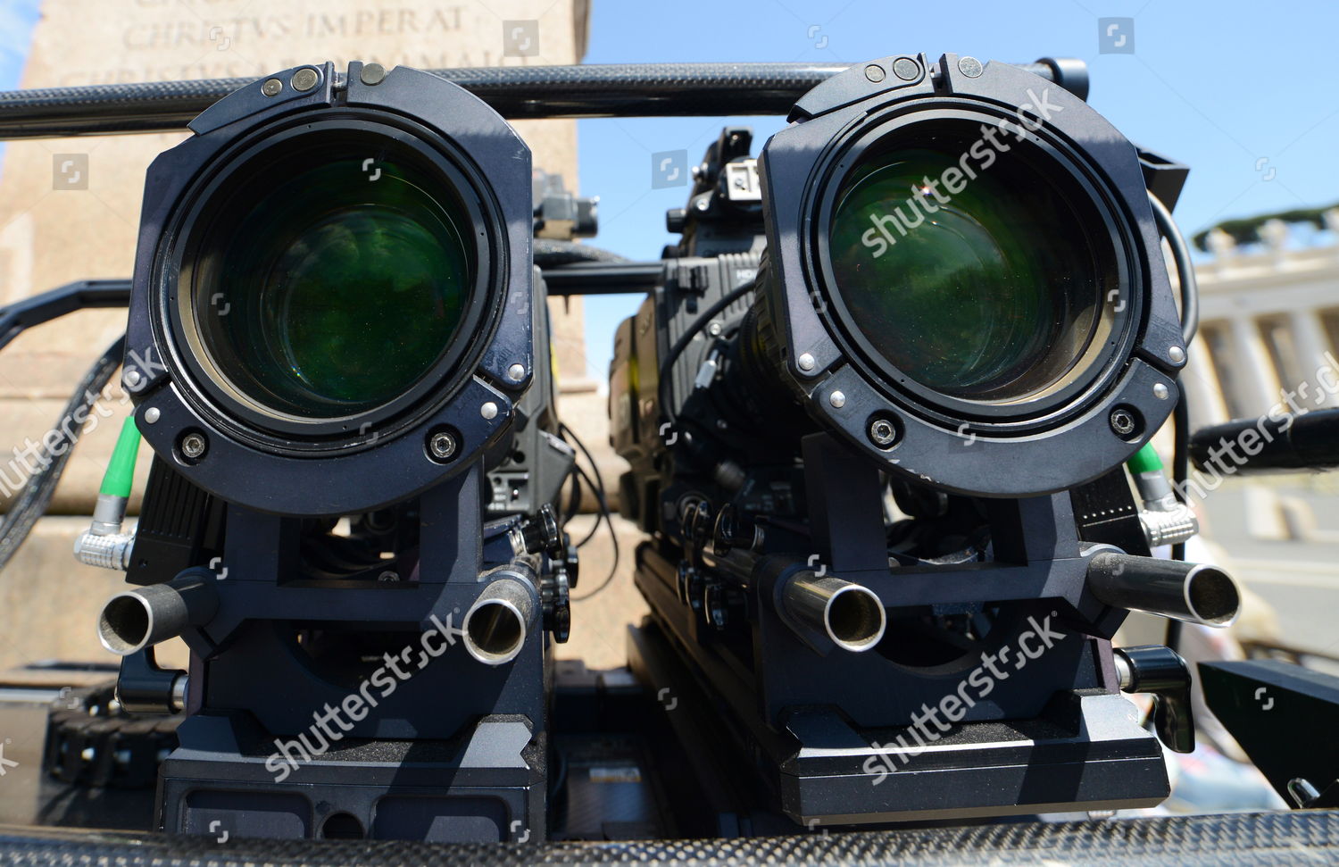 Doublelens Camera 3d Transmition Set On Editorial Stock Photo - Stock ...
