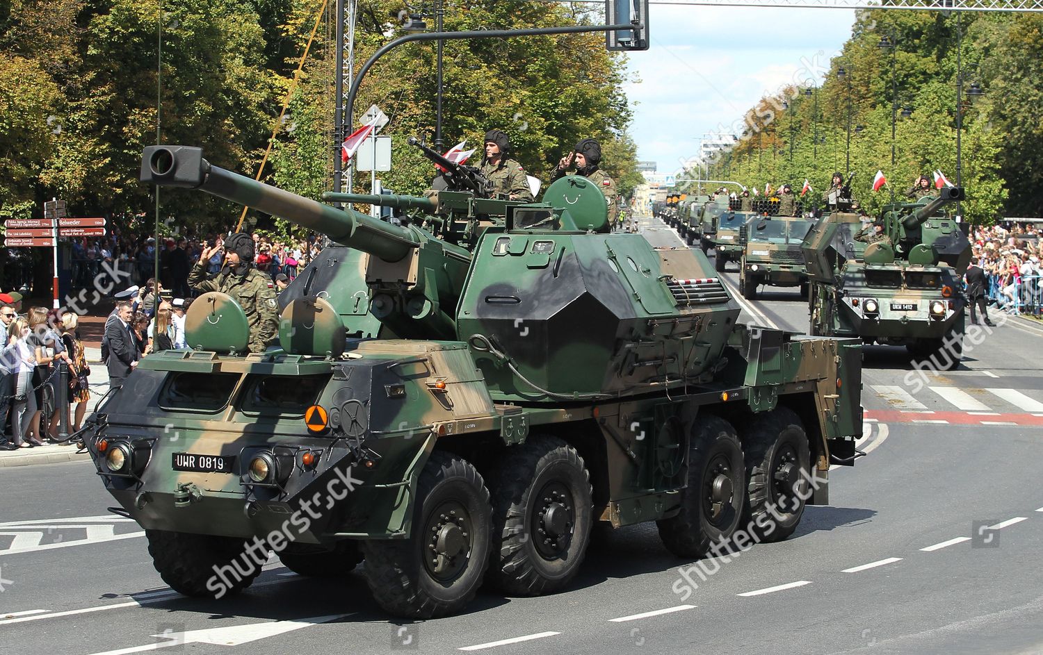 Column Military Vehicles Joins Military Parade Editorial Stock Photo ...