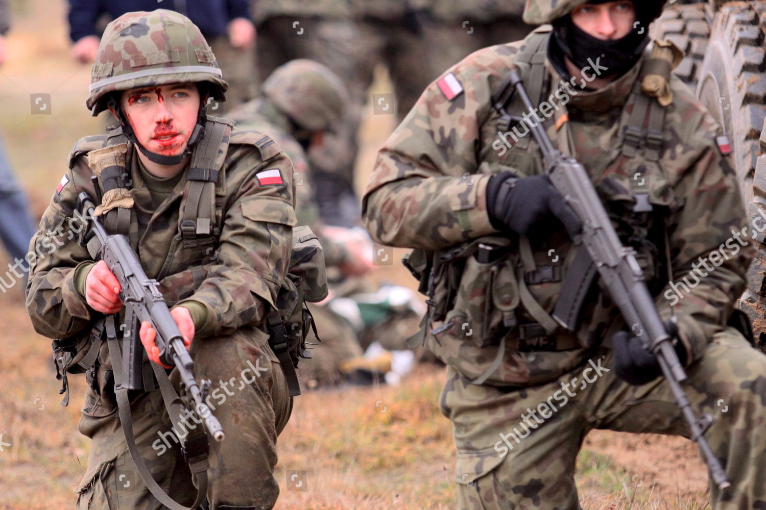 Soldiers 1st Battalion Motorized Infantry During Editorial Stock Photo ...