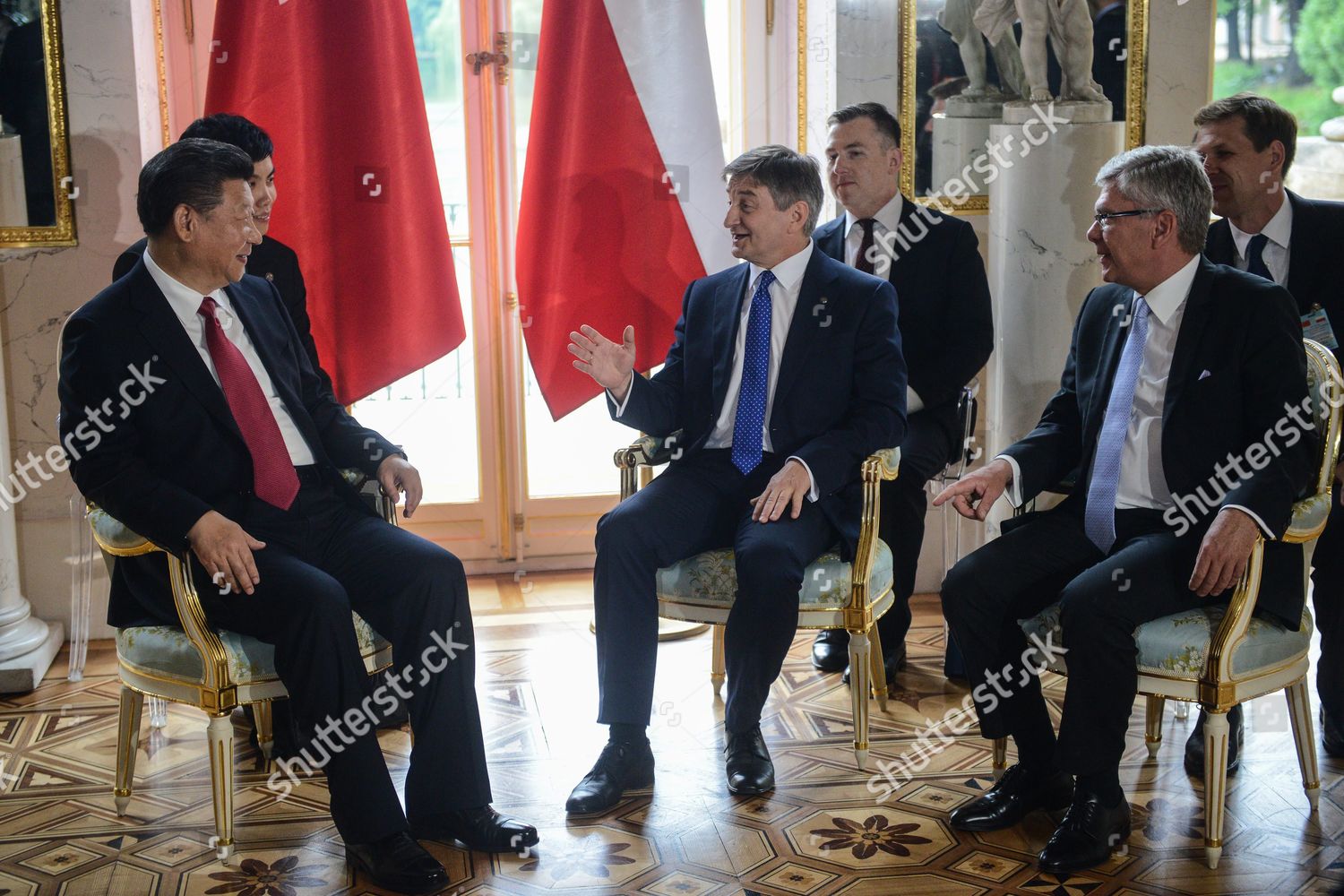 Chinese President Xi Jinping L Polish Editorial Stock Photo - Stock ...