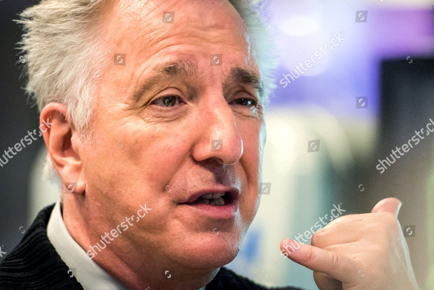 English Actor Alan Rickman Receives Krzysztof Editorial Stock Photo ...