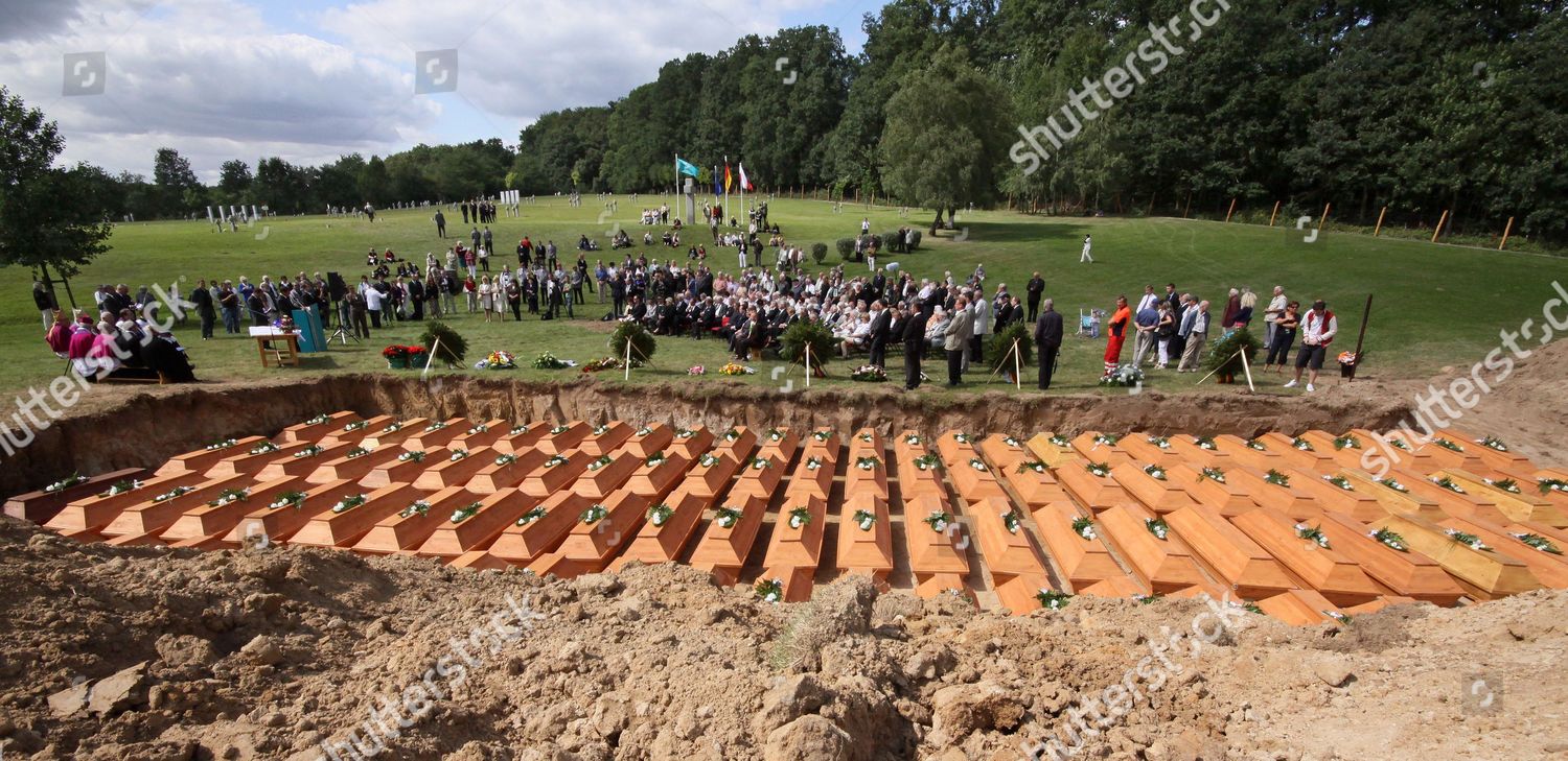 Burial Remains German Civilians Discovered Last Editorial Stock Photo ...
