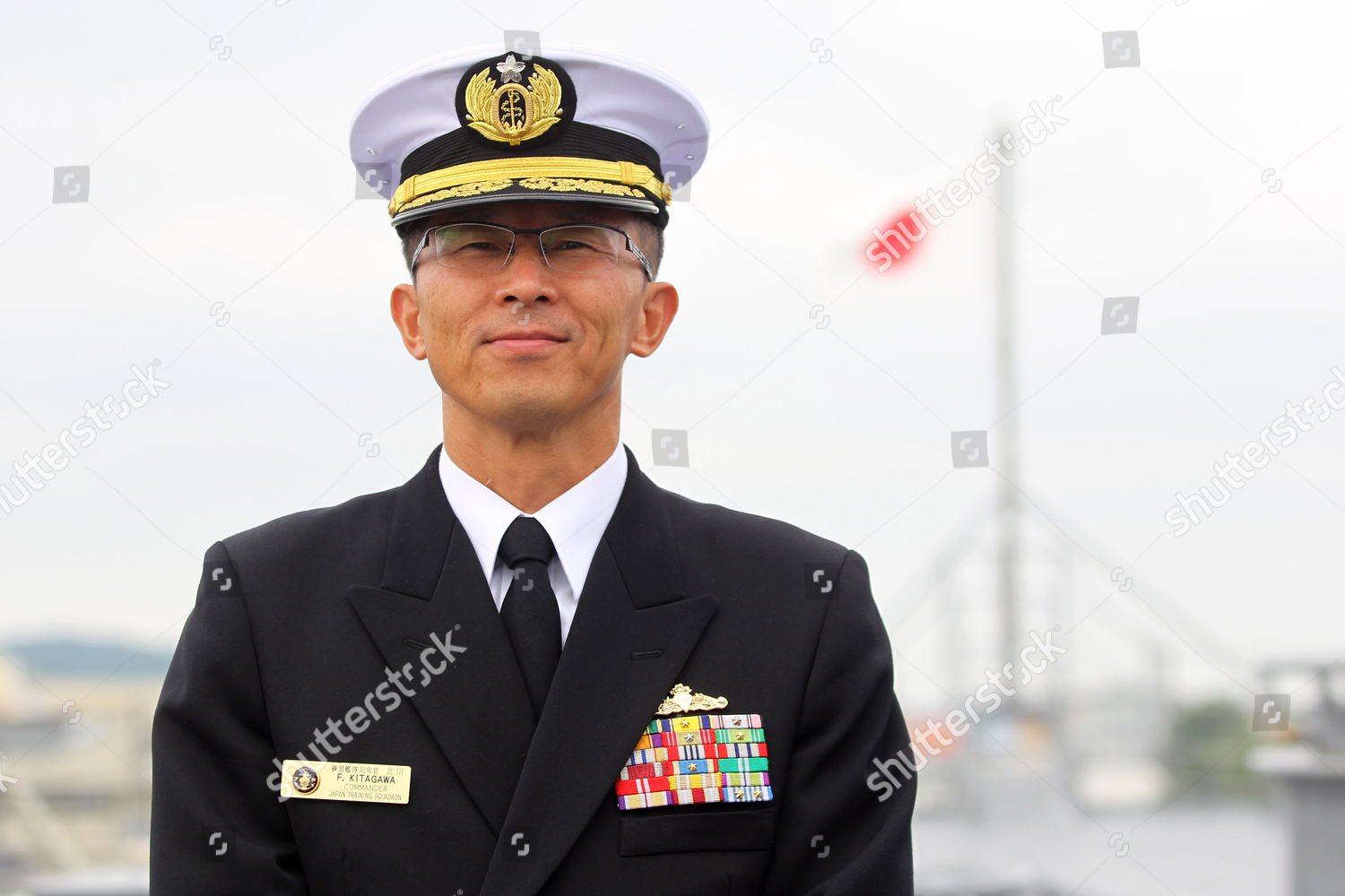 Commander Japanese Training Squadron Rear Admiral Editorial Stock Photo ...