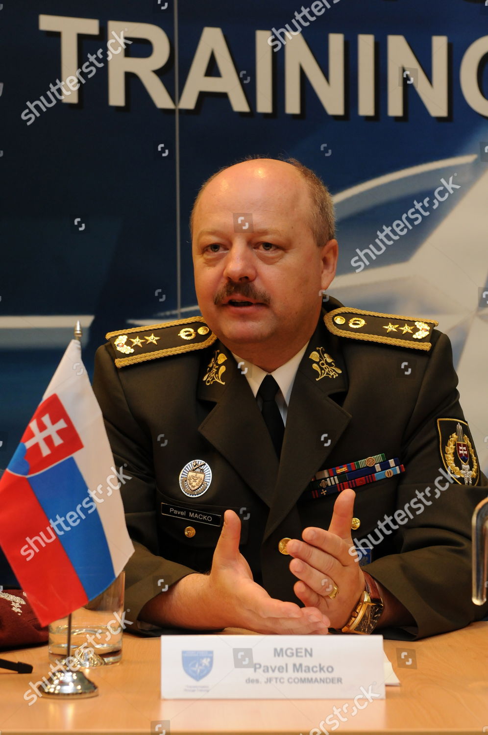 Slovak Major General Pavel Macko After Editorial Stock Photo - Stock ...