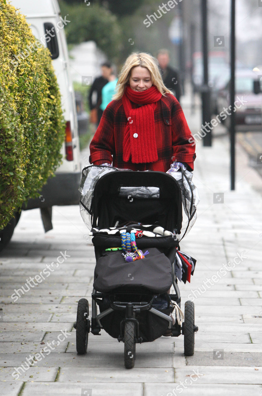 Edith Bowman Pushing Baby Rudy His Editorial Stock Photo - Stock Image ...