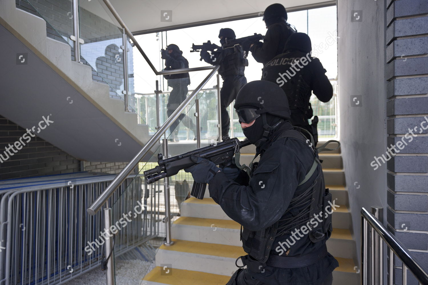 Polish Police Special Service During Antiterrorist Editorial Stock ...