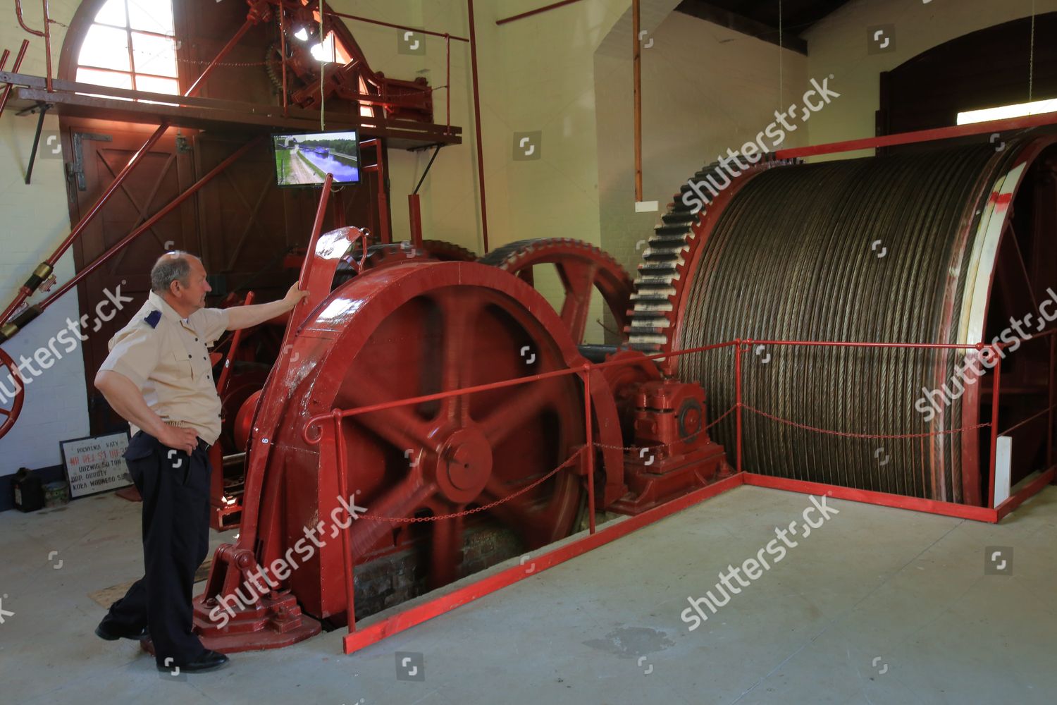 Engine Room Katy Slipway On Elblag Editorial Stock Photo - Stock Image ...