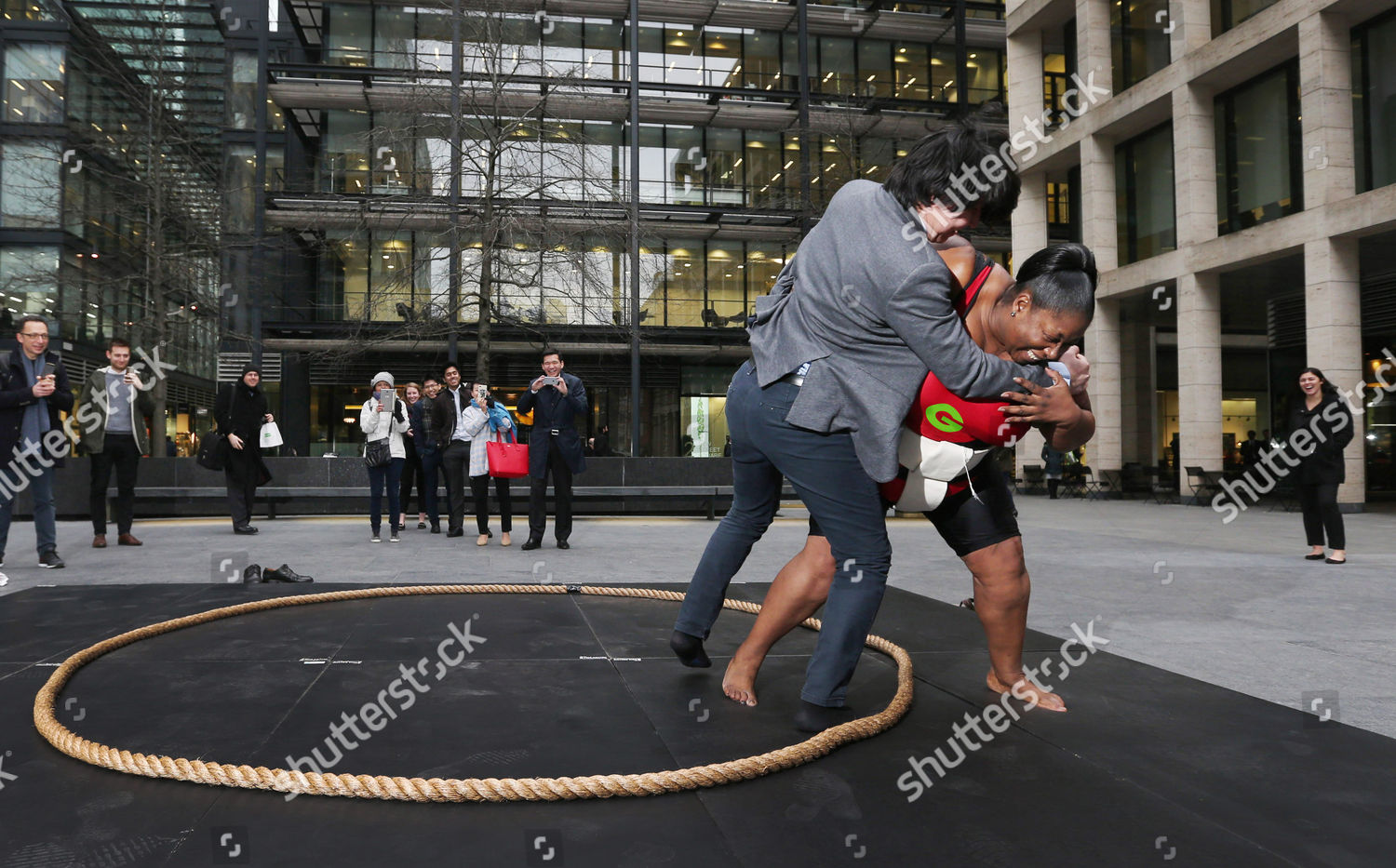 Sumo Wrestler Sharran Alexander Teams Groupon Editorial Stock Photo ...