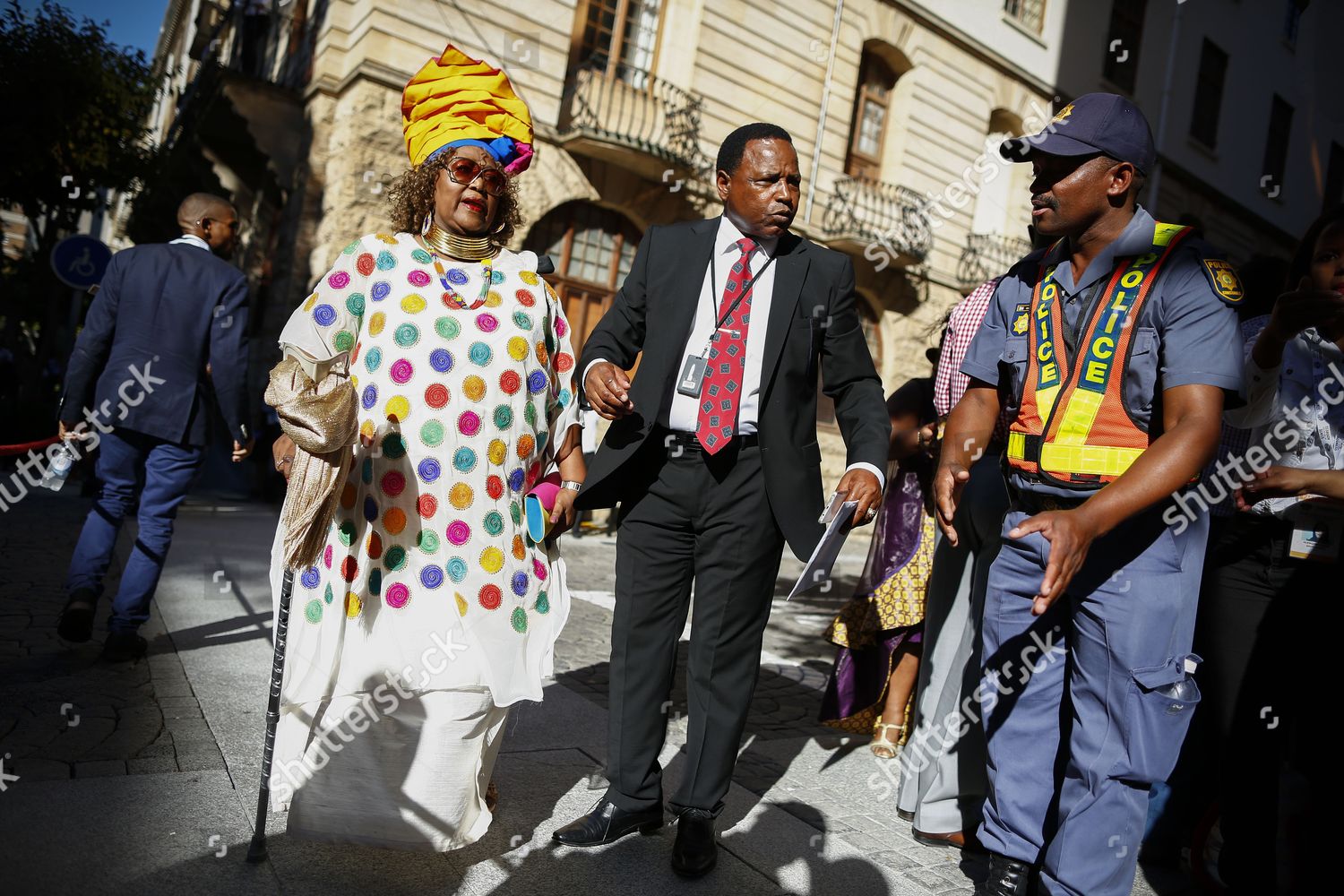 South African Policeman R Directs Dignitaries Editorial Stock Photo ...