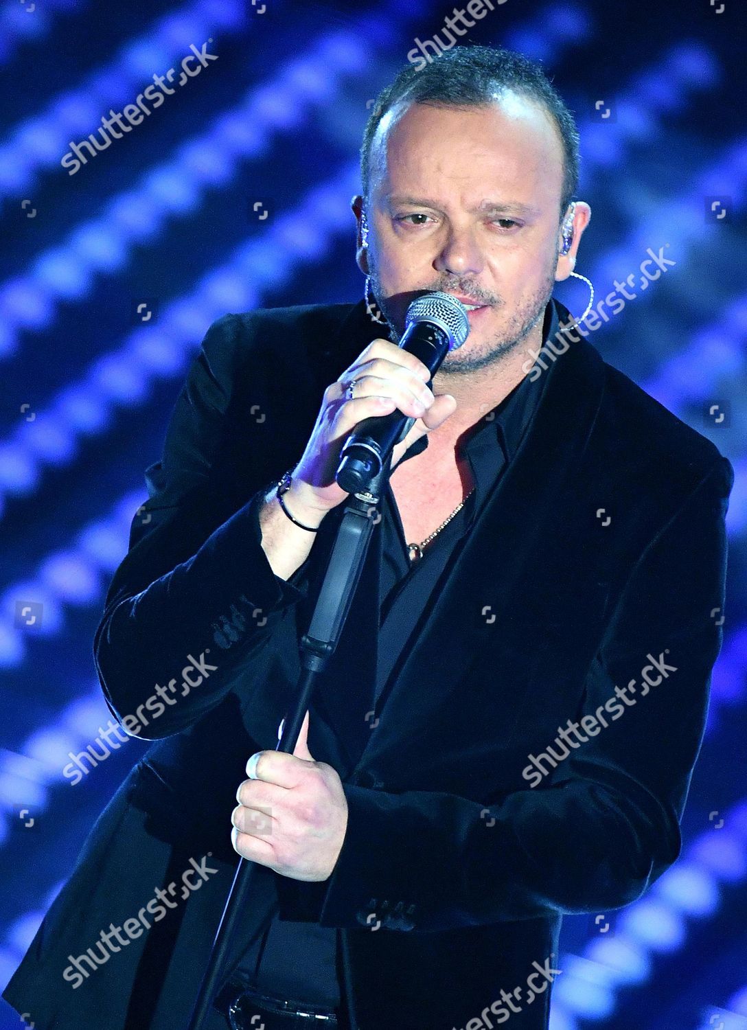 Italian Singer Gigi Dalessio Performs On Editorial Stock Photo - Stock ...