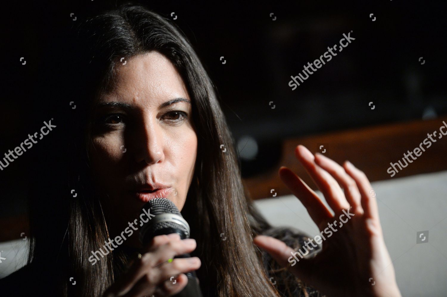 Brazilian Singer Ive Mendes Speaks During Editorial Stock Photo - Stock ...