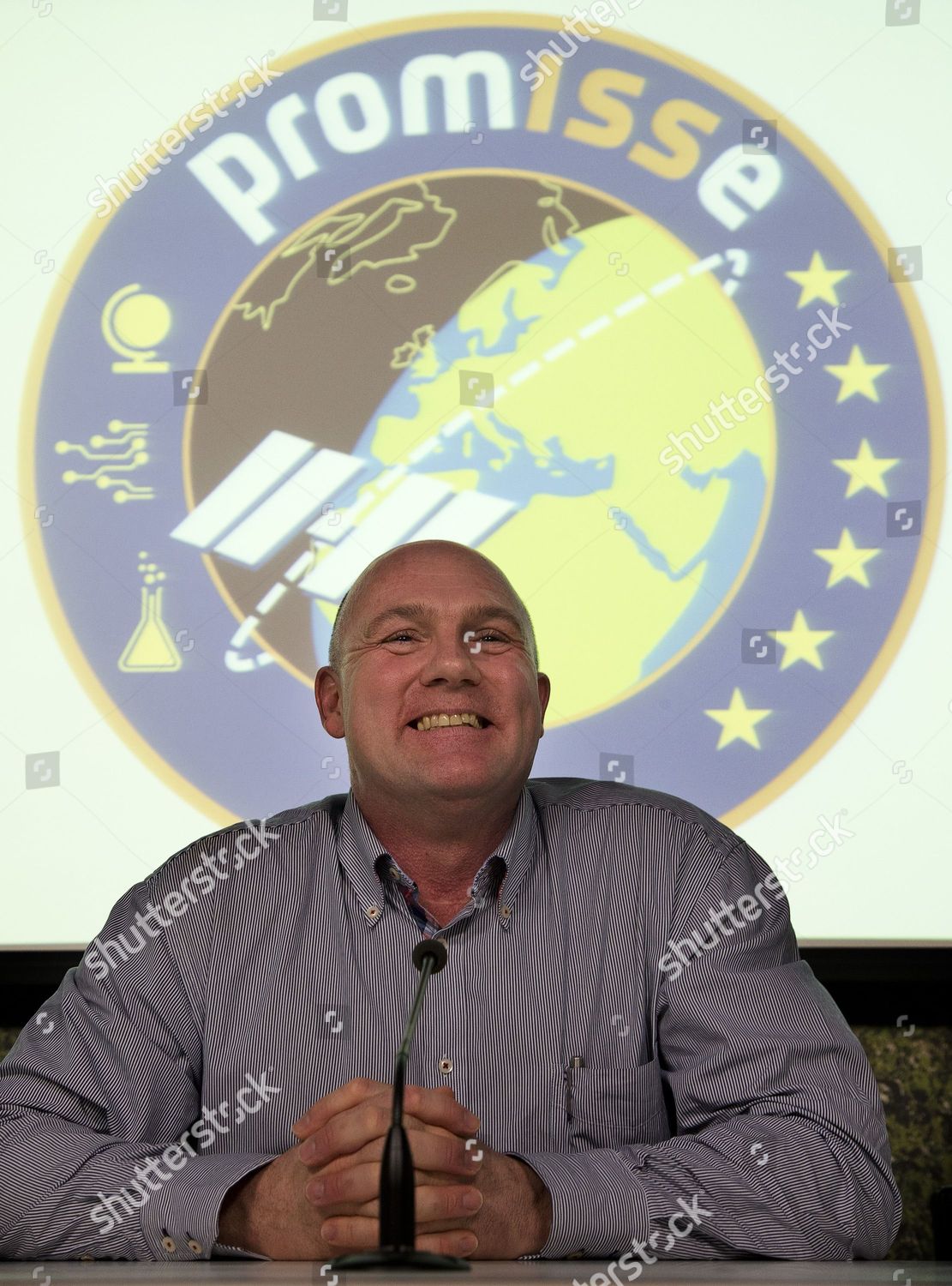 Dutch Astronaut Andre Kuipers Speaks During Editorial Stock Photo ...