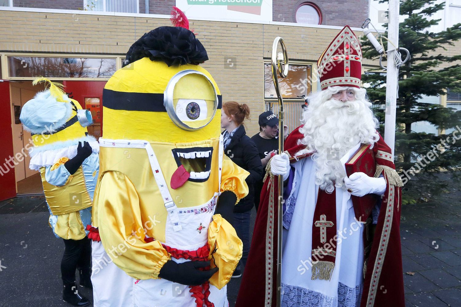Dutch Sinterklaas Saint Nicolas Arrives Minions Editorial Stock Photo ...