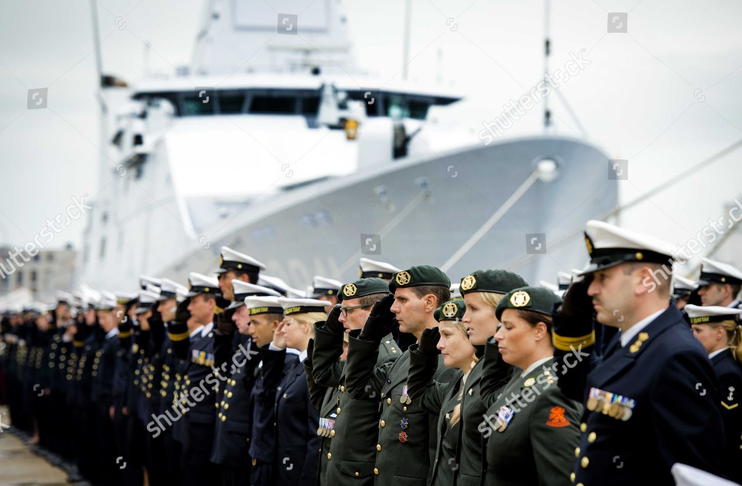 Crew Members Dutch Frigate Hnlms Van Editorial Stock Photo - Stock ...