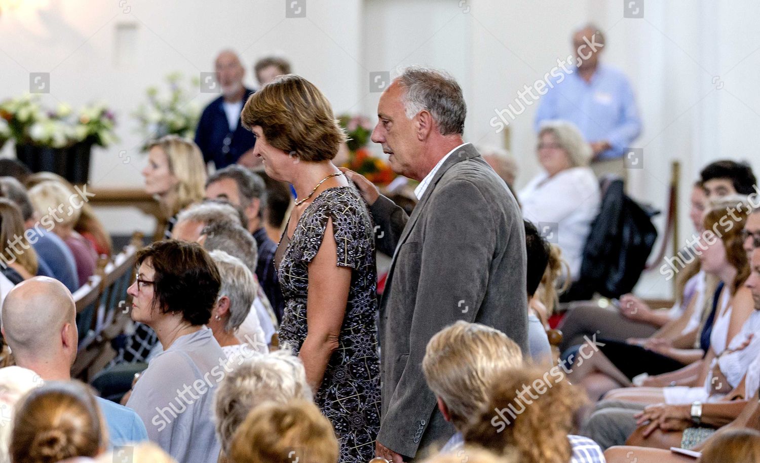 Peter Dini Froon Parents Lisanne Arrive Editorial Stock Photo - Stock ...