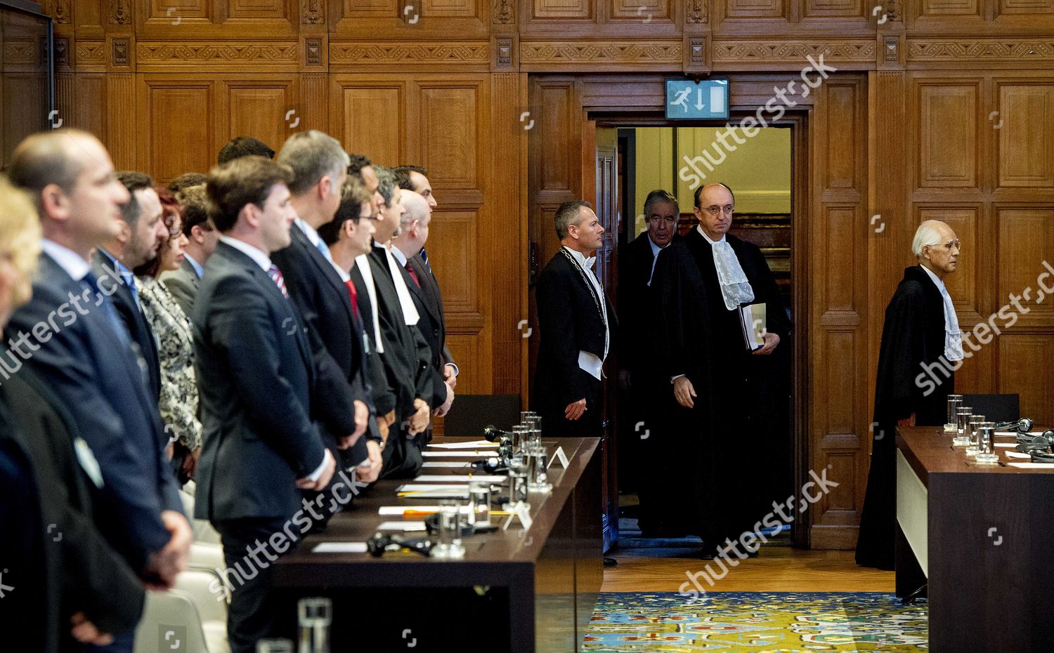 Judge Peter Tomka Cr Arrives Prior Editorial Stock Photo - Stock Image ...