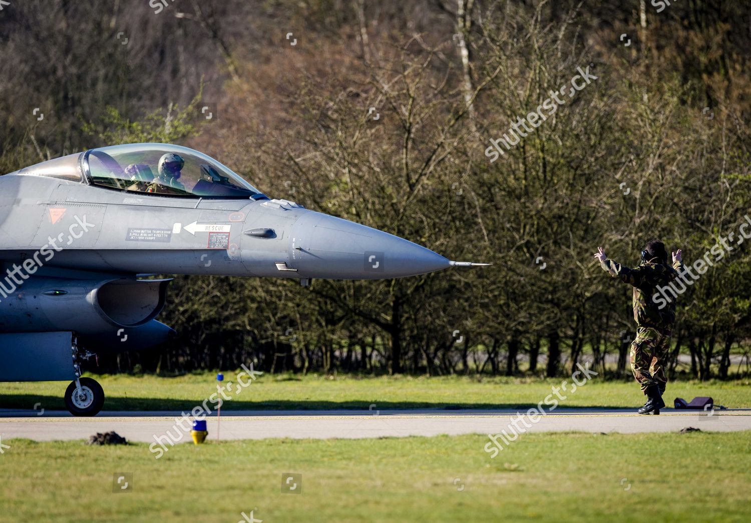 F16 Dutch Quick Reaction Alert Upcoming Editorial Stock Photo - Stock ...
