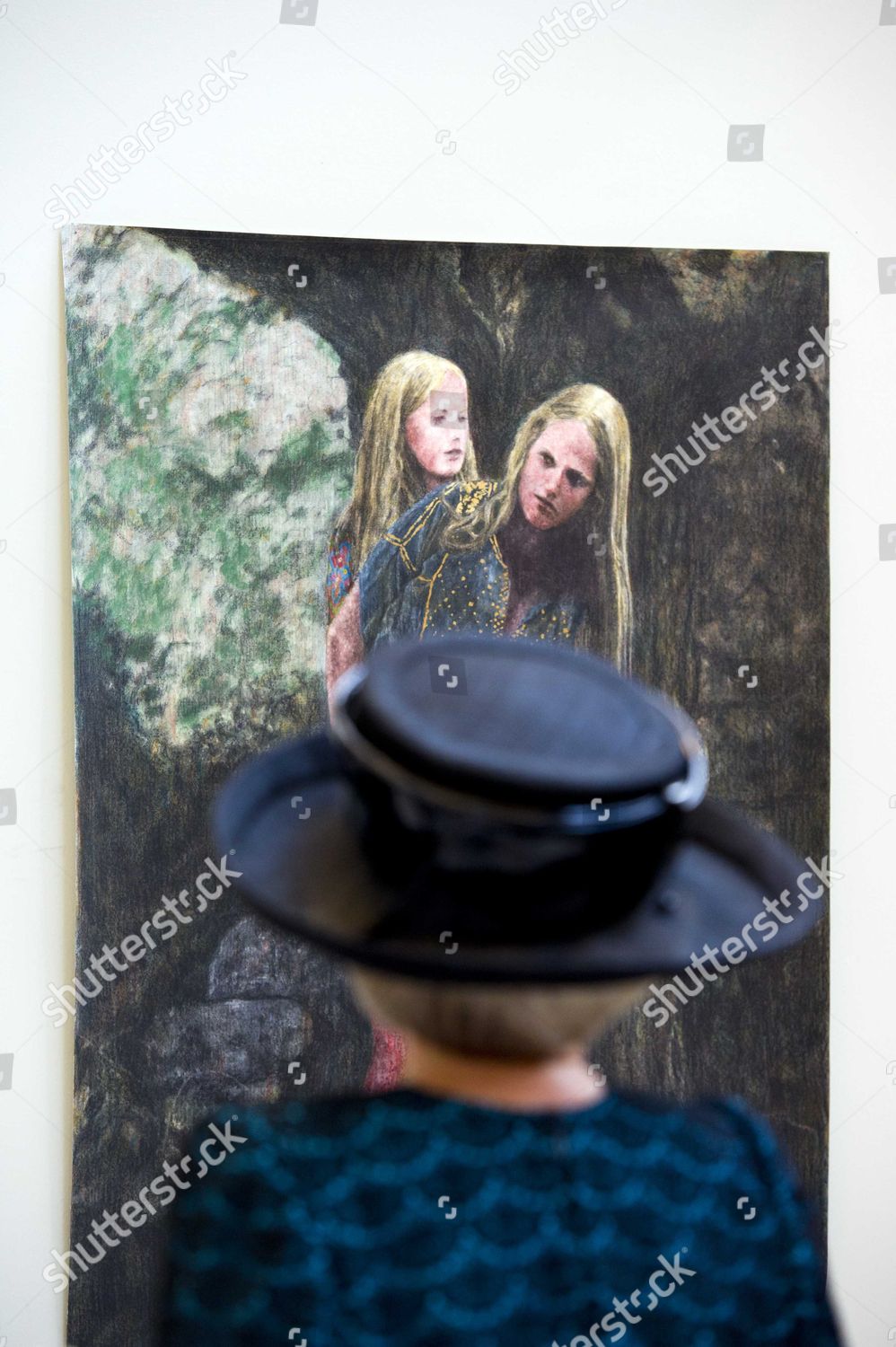 Dutch Queen Beatrix Eyes Painting During Editorial Stock Photo - Stock ...