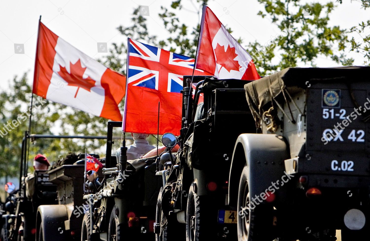 Participants Old Restored Military Vehicles Take Editorial Stock Photo ...