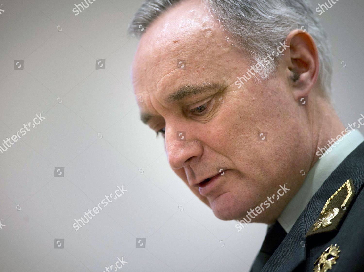 Dutch Chief Defence Tom Middendorp Speaks Editorial Stock Photo - Stock ...