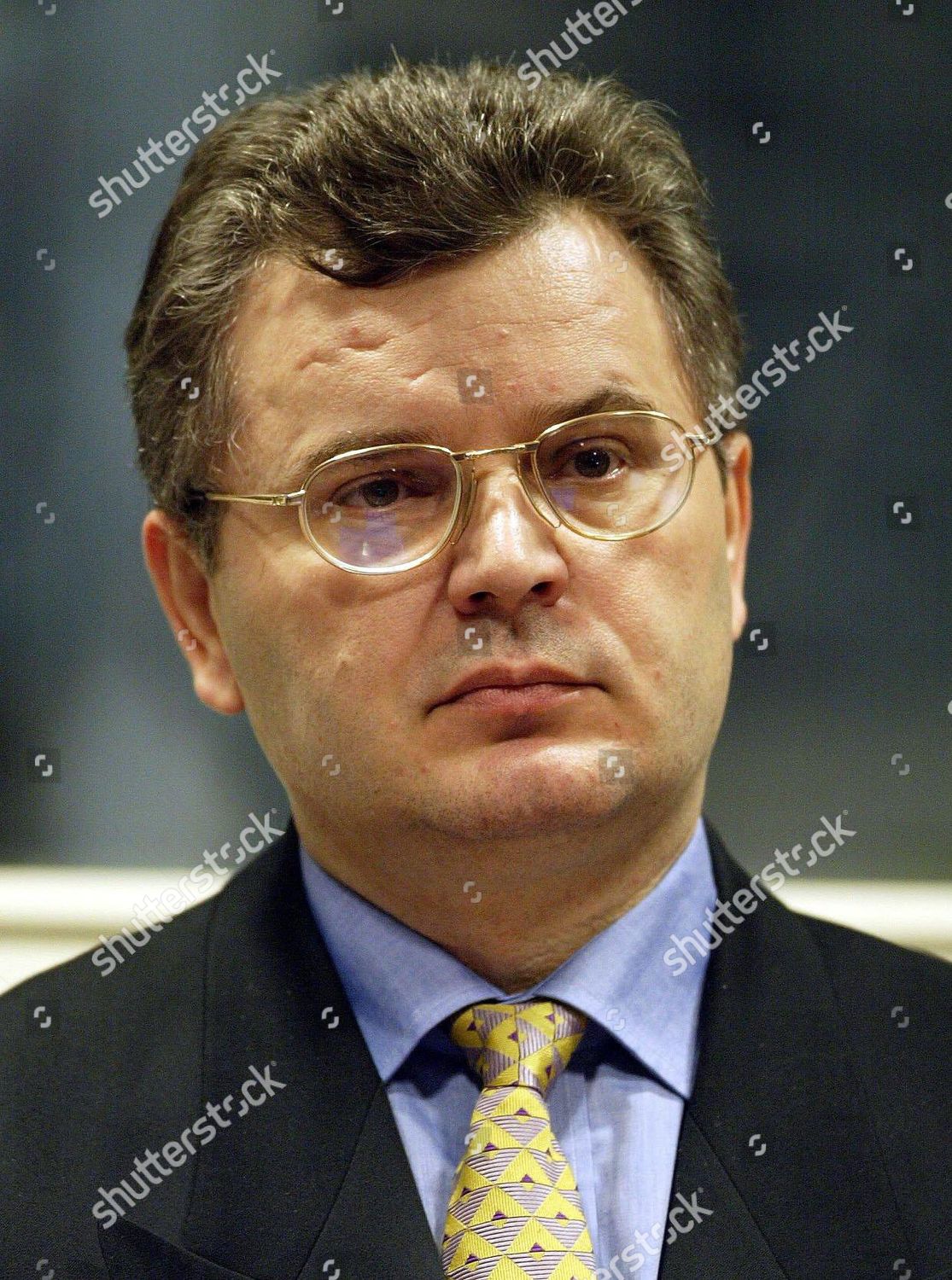 Croatian Serb Milan Babic R On Editorial Stock Photo - Stock Image ...