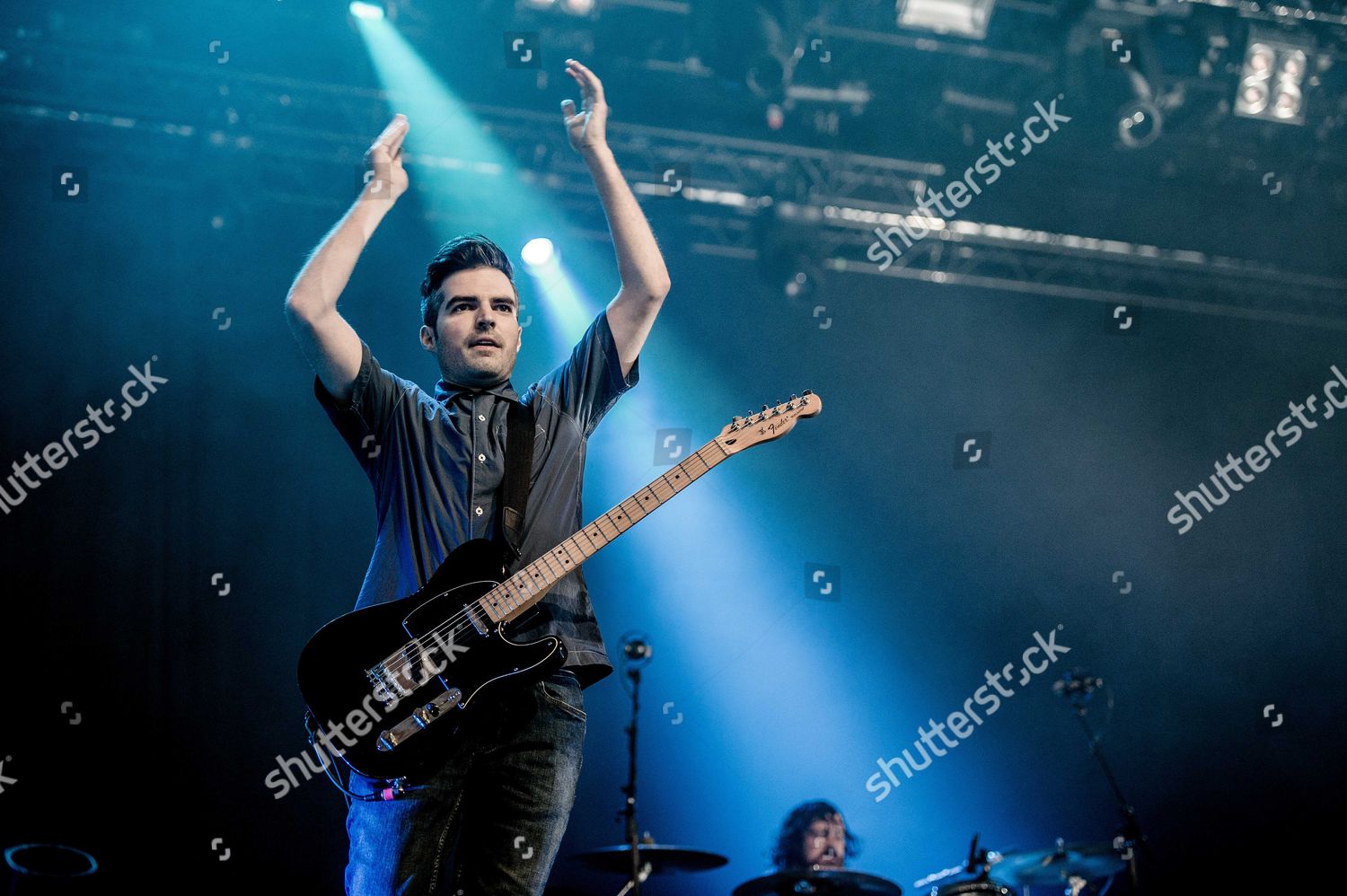 Singer Nathan Nicholson British Band Boxer Editorial Stock Photo ...