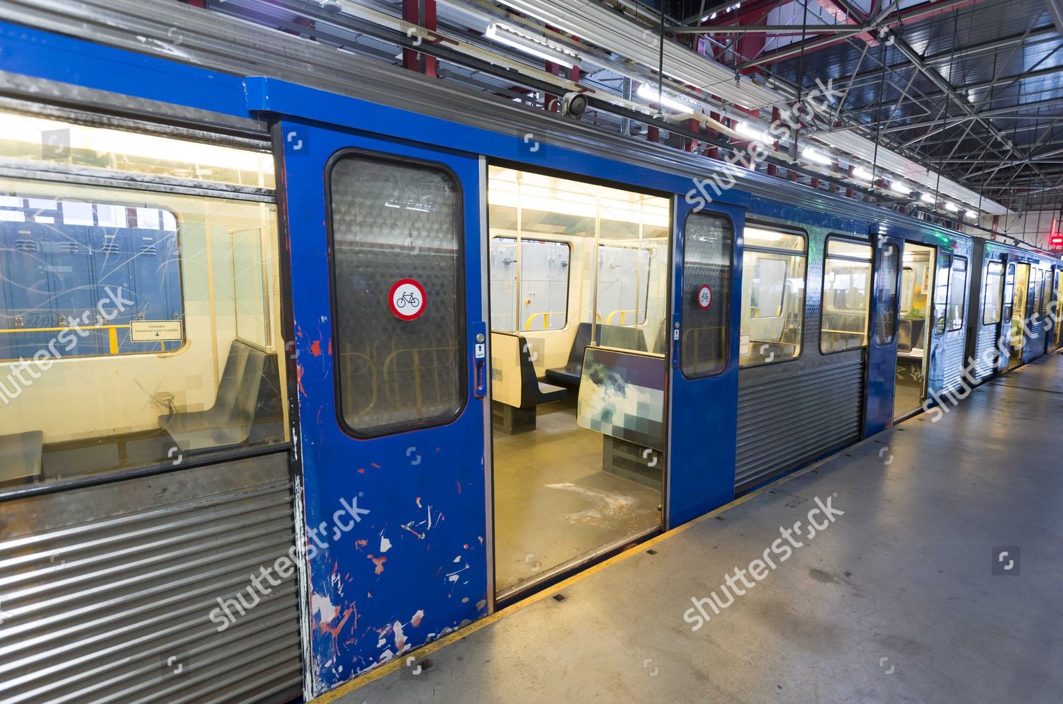 Metro Train Transport Company Gvb Introduced Editorial Stock Photo ...