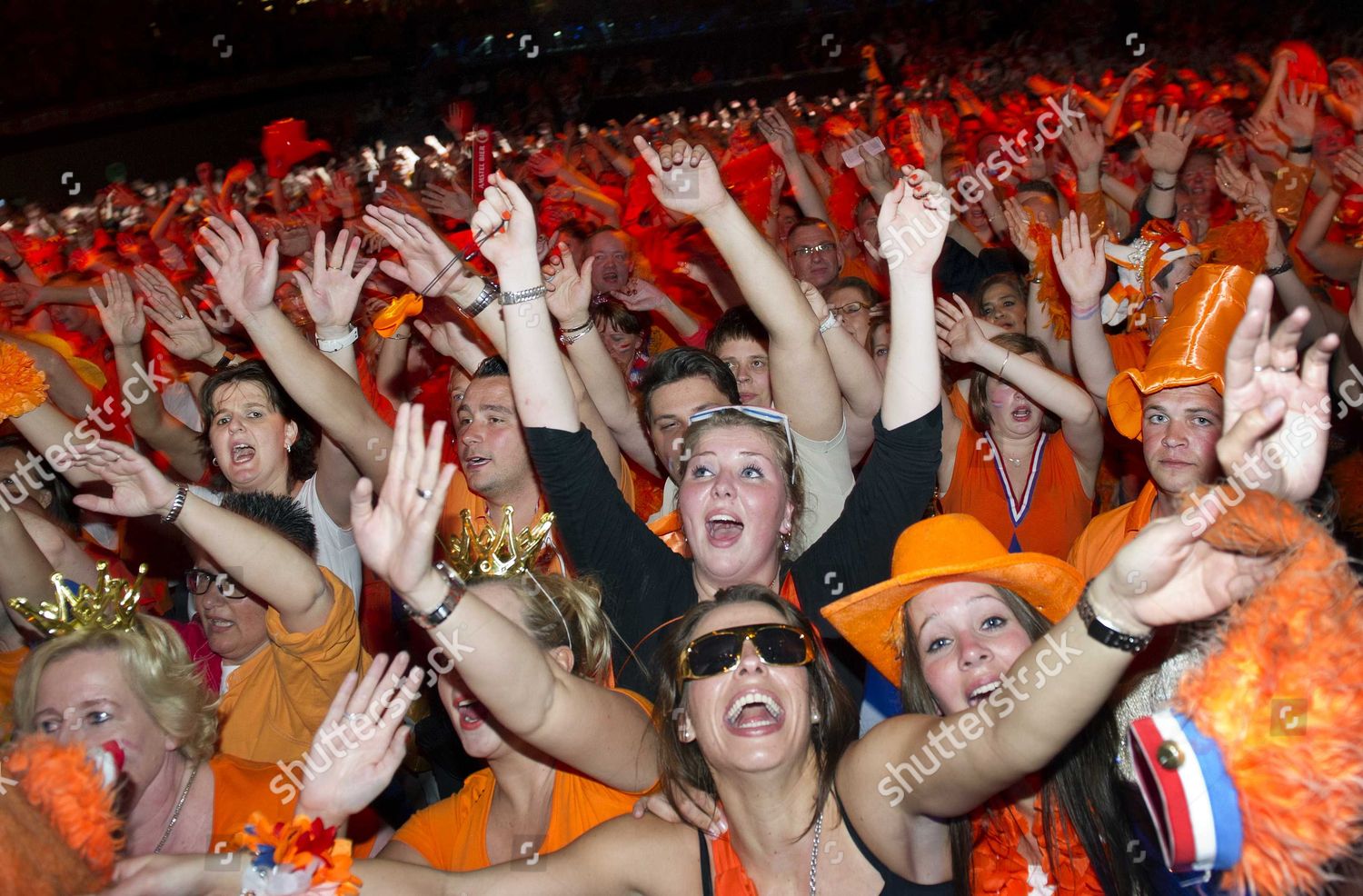 Audience During Nacht Van Oranje Night Editorial Stock Photo - Stock ...