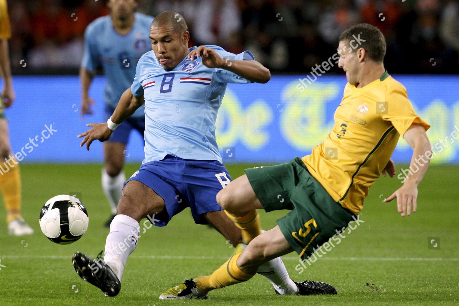 Nigel Jong L Fights Ball Jason Editorial Stock Photo - Stock Image ...