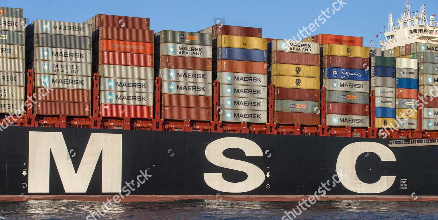 Msc Oscar Largest Container Ship World Editorial Stock Photo - Stock ...