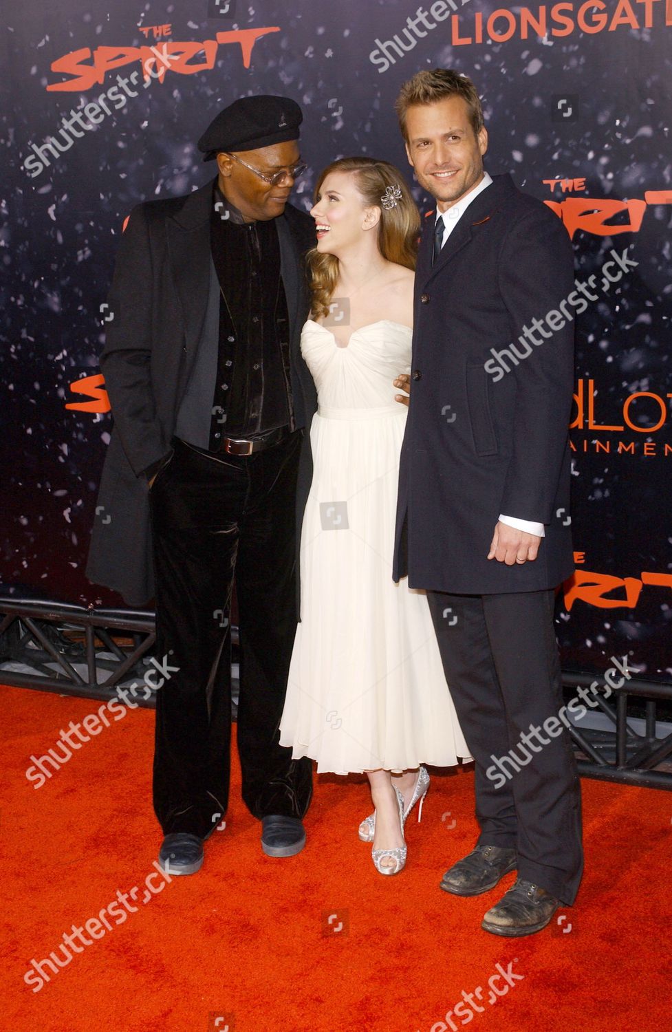Samuel L Jackson Scarlett Johansson Gabriel Editorial Stock Photo ...