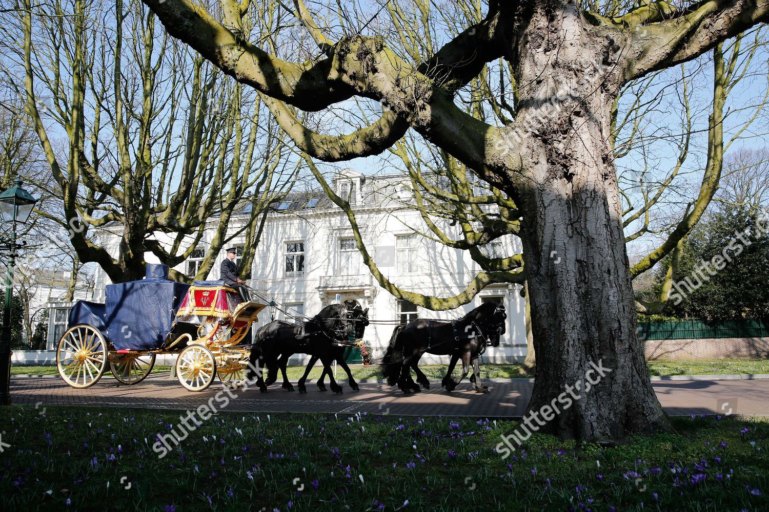 Restored Glass Carriage Transferred Royal Stables Editorial Stock Photo ...