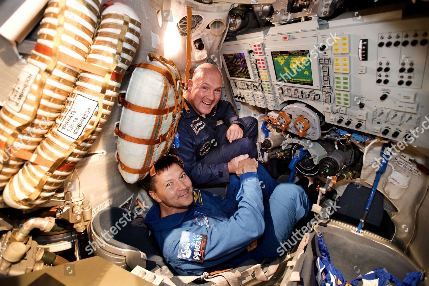 Dutch Astronaut Andre Kuipers Top Oleg Editorial Stock Photo - Stock ...