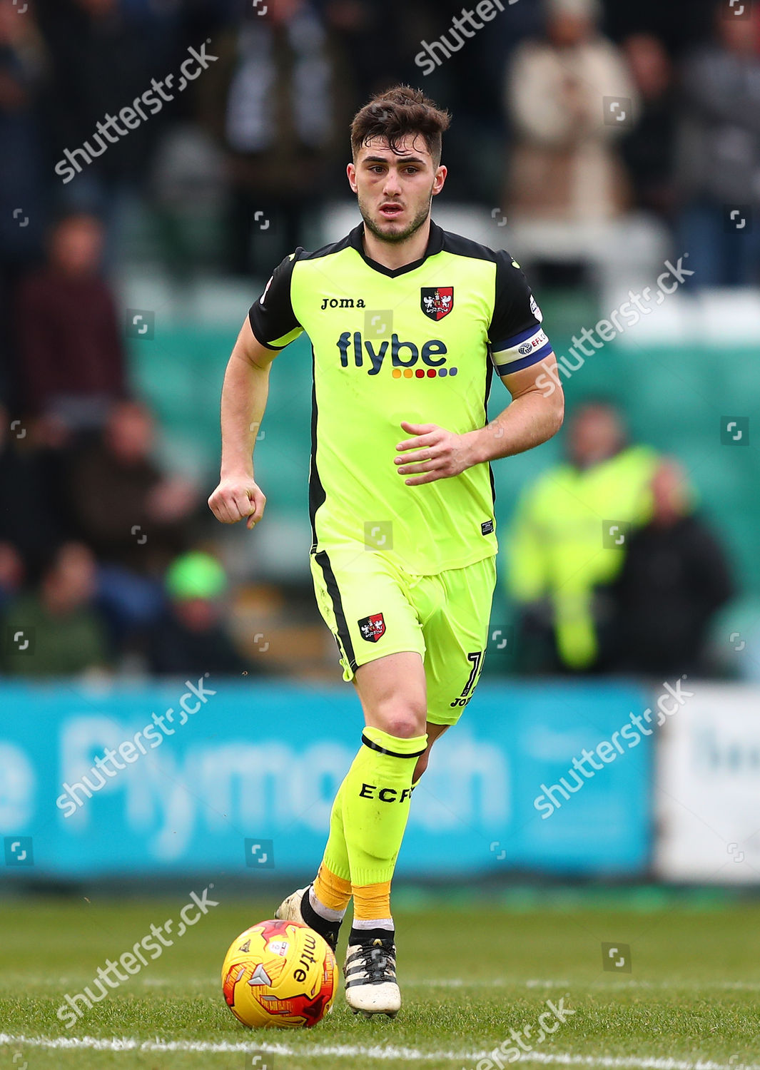 Jordan Mooretaylor Exeter City During League Editorial Stock Photo ...