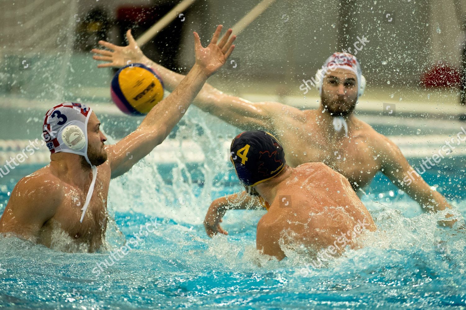 Goalie Kristijan Milakovic R Croatia Saves Editorial Stock Photo ...