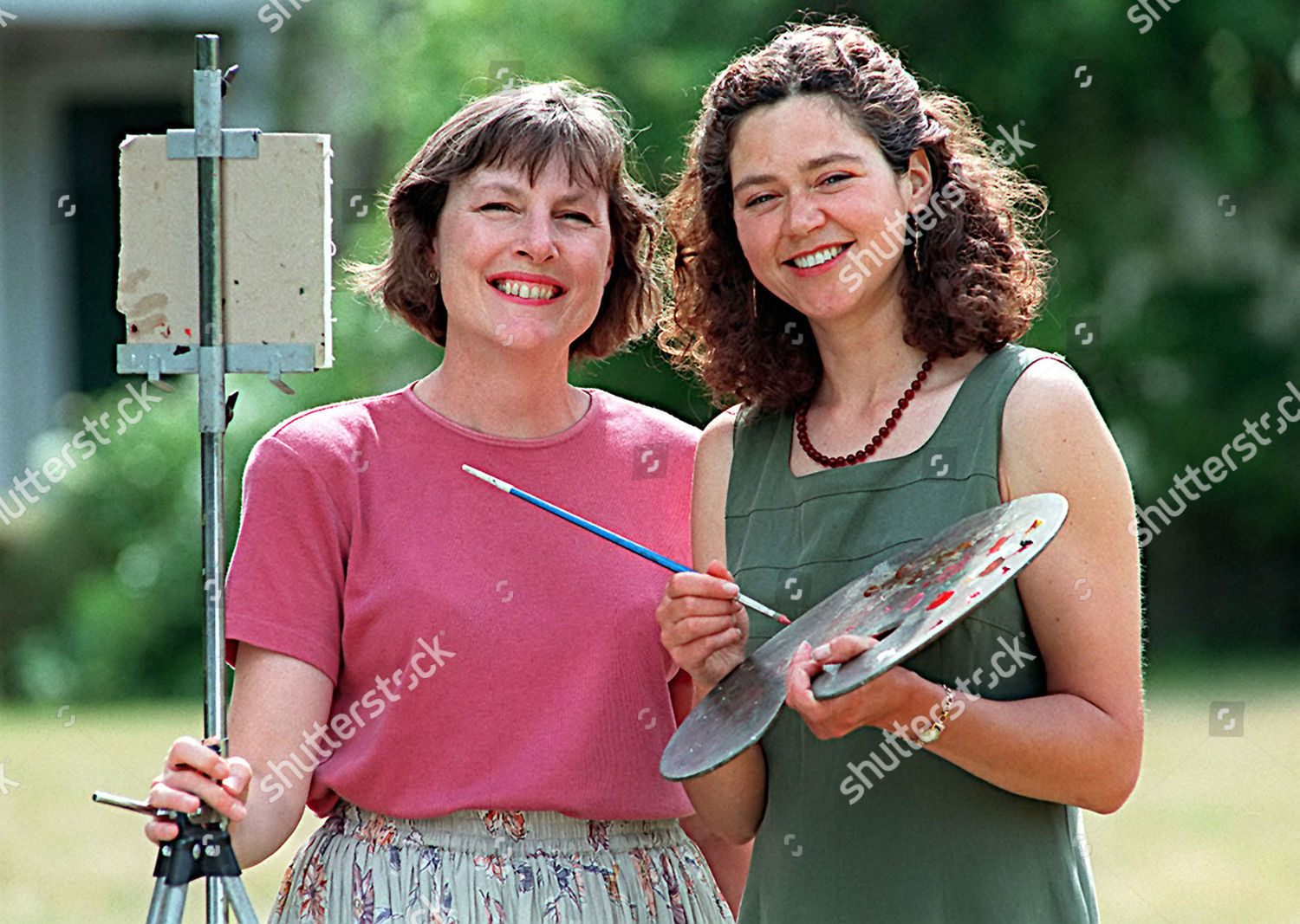 Evelyn Satterlee Left Artist Heath Rosselli Editorial Stock Photo ...