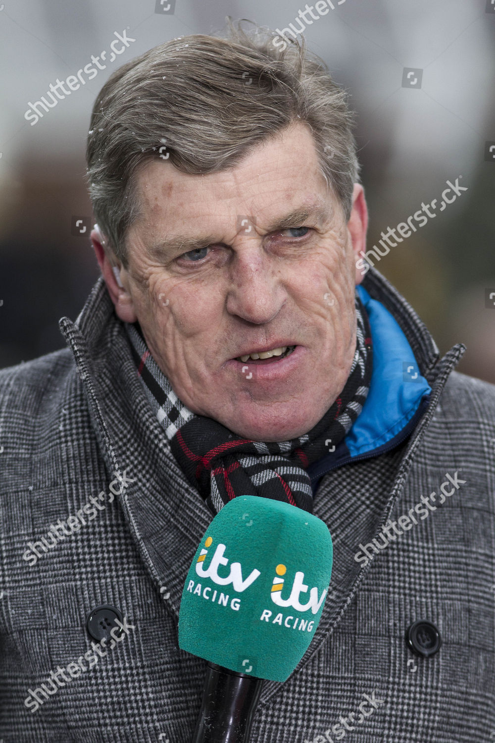 Itv Racing Presenter Brough Scott Betfair Editorial Stock Photo - Stock ...