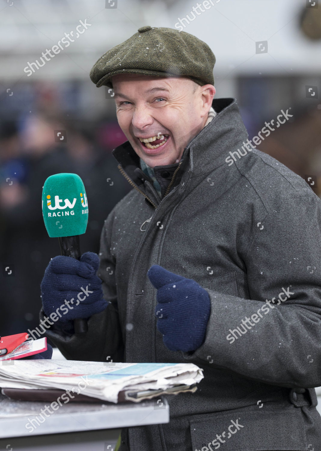 Itv Racing Presenter Luke Harvey Betfair Editorial Stock Photo - Stock ...