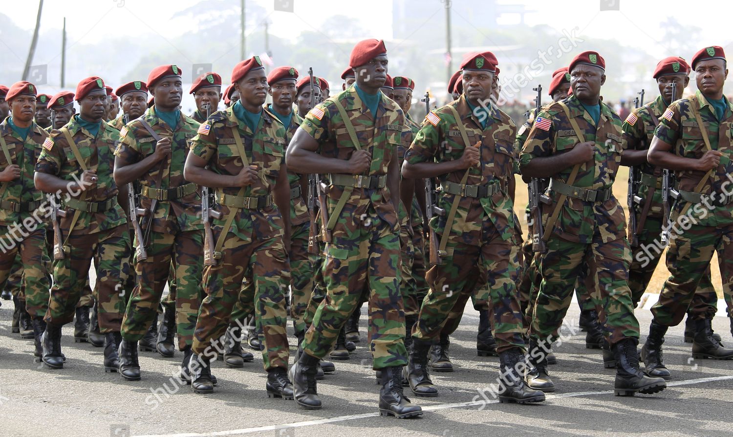 Soldiers Armed Forces Liberia Afl Parade Editorial Stock Photo - Stock ...