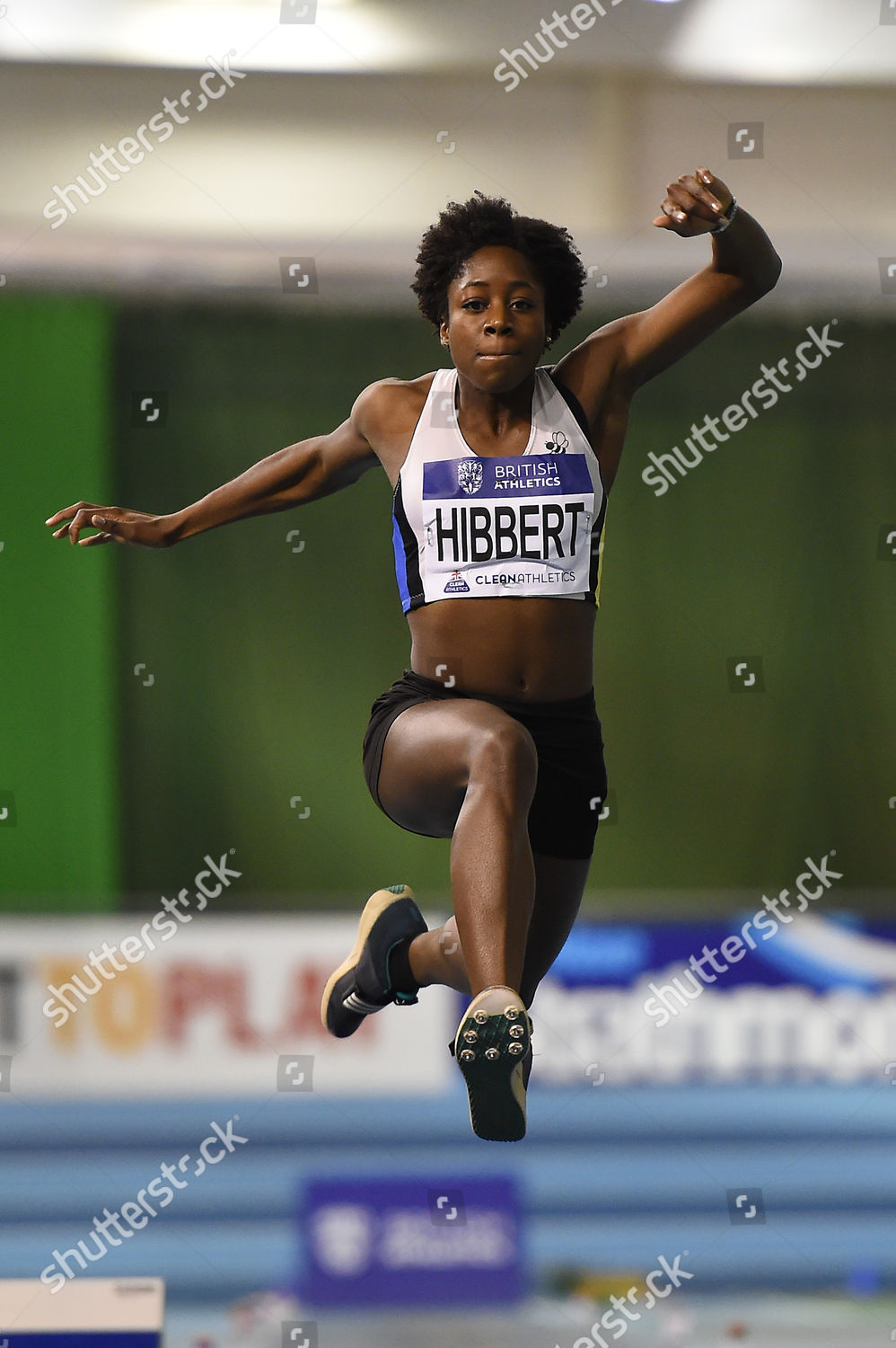 Lutons Shanara Hibbert During Womens Triple Editorial Stock Photo ...