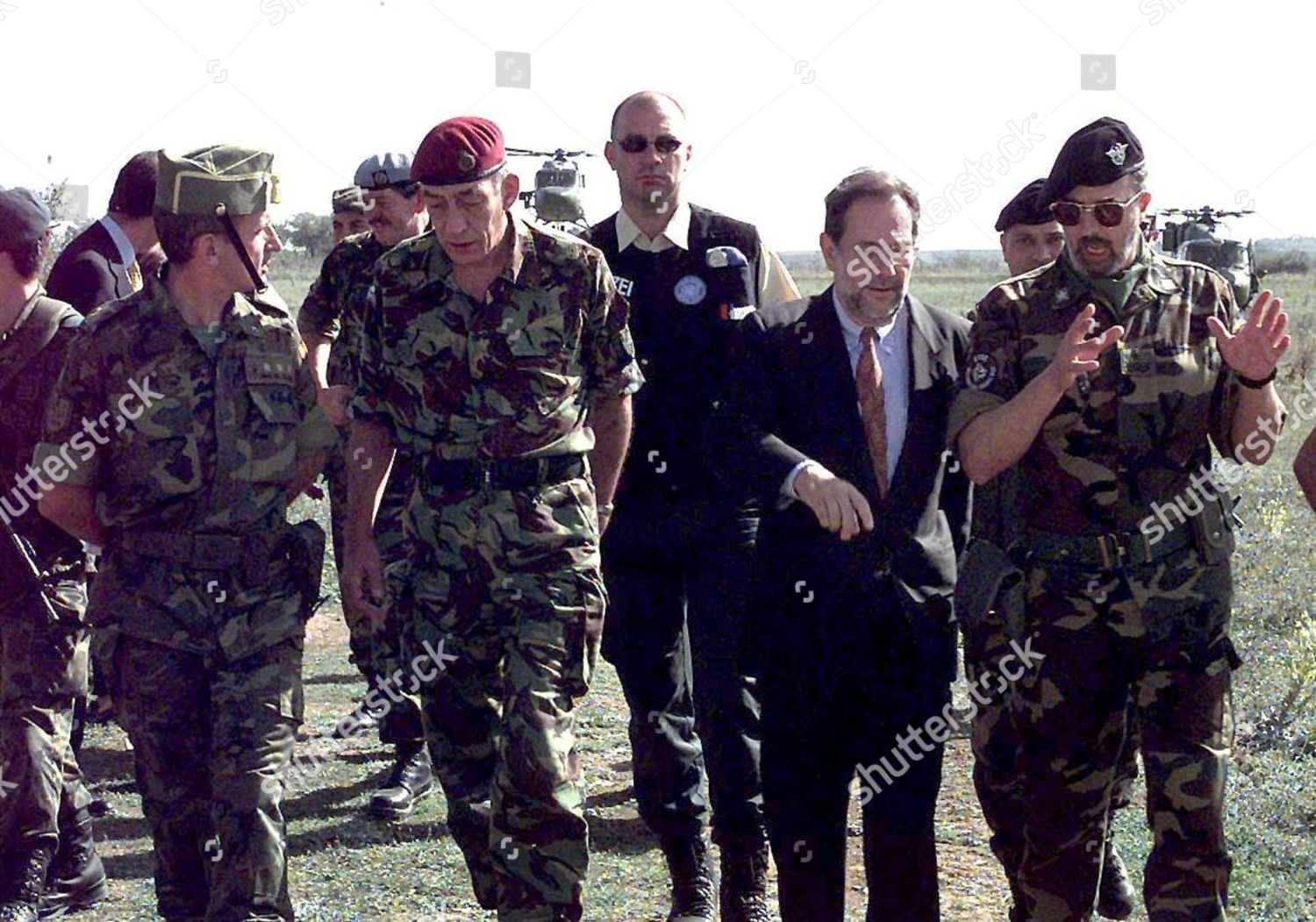 Istok Kosovo Yugoslavia Italian General Commander Editorial Stock Photo ...