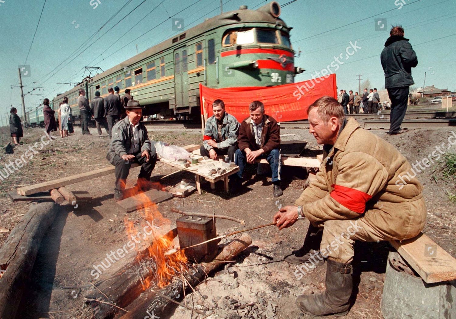 Yurga Russian Federation Passenger Train Passes Editorial Stock Photo ...