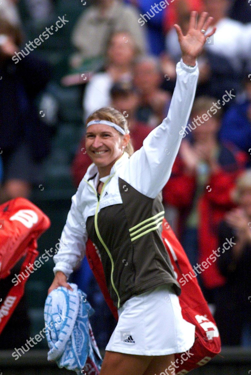 Wimbledon United Kingdom Smile Wave Steffi Editorial Stock Photo ...