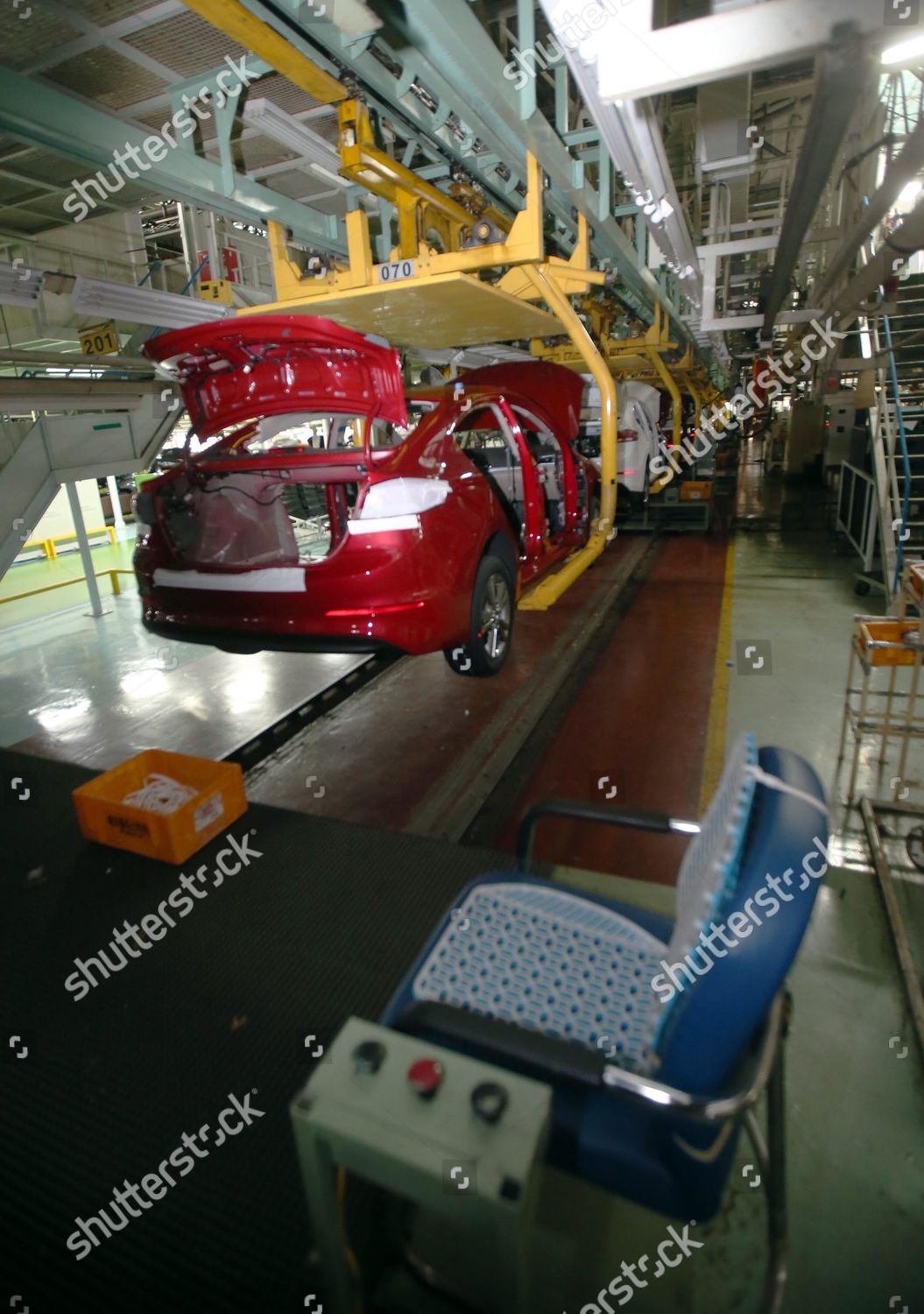 Assembly Line Hyundai Motor Plant Ulsan Editorial Stock Photo - Stock ...
