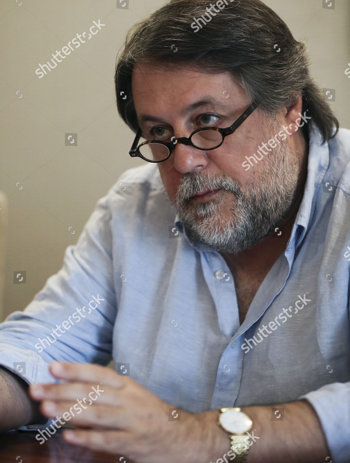 Russian Filmmaker Vitaly Mansky Speaks Interview Editorial Stock Photo ...